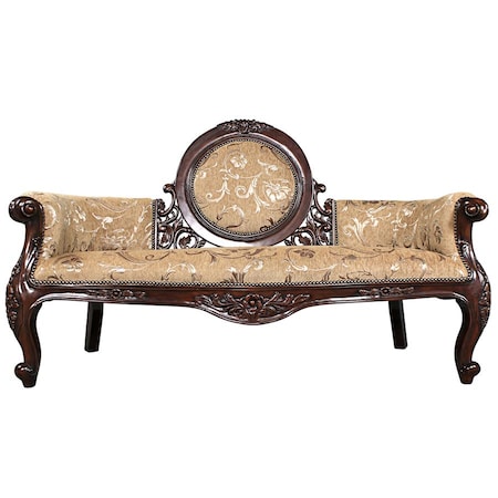 Design Toscano Victorian Cameo-Backed Sofa AF51243 | Zoro