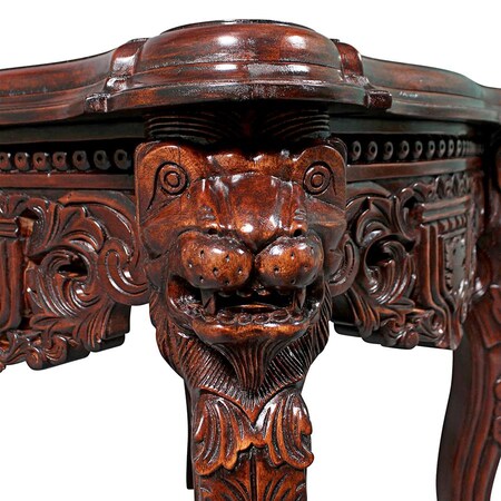 Design Toscano Specialty Accent Table, 24 Inch W X 26 Inch H, Browns ...