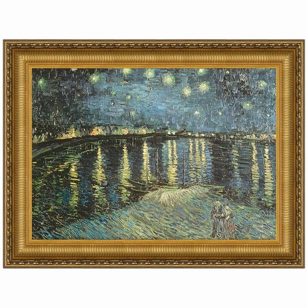 Design Toscano La Nuit Etoilee, 1889: Canvas Replica Painting: Large ...