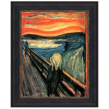 Design Toscano The Scream, 1893: Canvas Replica Painting: Medium DA3732 ...