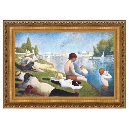 Design Toscano Bathing at Asnieres, 1883: Canvas Replica Painting ...