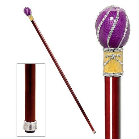 Design Toscano The Imperial Collection: Violet Viper Enameled Walking ...
