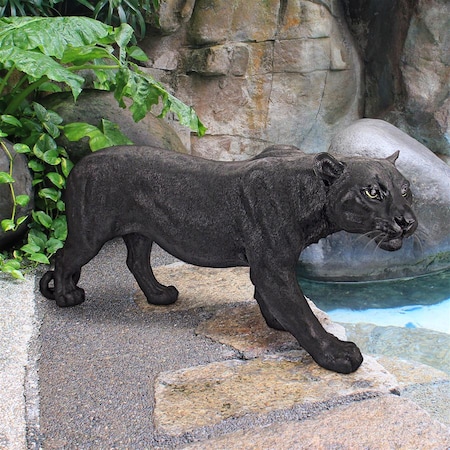 Design Toscano Shadowed Predator Black Panther Statue: Large JQ4019 | Zoro