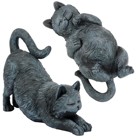 Design Toscano Playful Cats Statue Collection: Set of Two QL957118 | Zoro