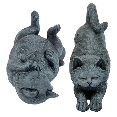 Design Toscano Playful Cats Statue Collection: Set of Two QL957118 | Zoro