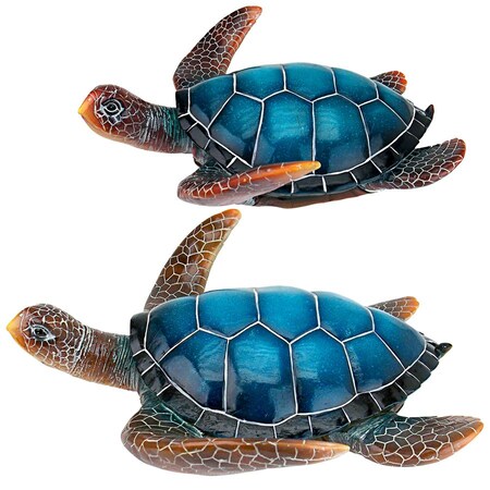 Design Toscano Blue Sea Turtle Statues QL95958 | Zoro