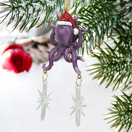 Design Toscano Tenacious Tentacles Octopus Holiday Ornament QS4040 | Zoro