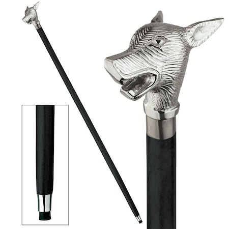 Design Toscano Howling Werewolf Solid Hardwood Walking Stick TV300 | Zoro