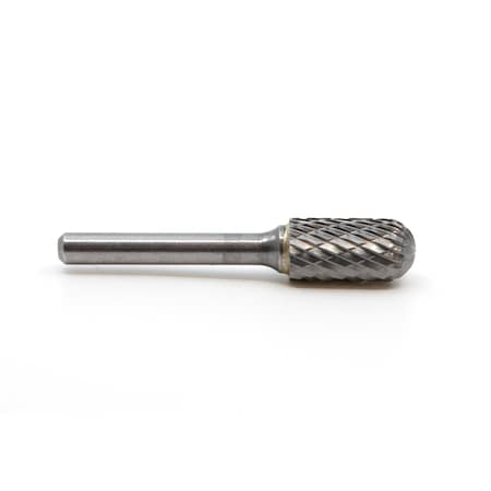 Wybur Tools Carbide Bur, Cylinder Shape Radius End, Bear Cut, SC, 1/2in ...