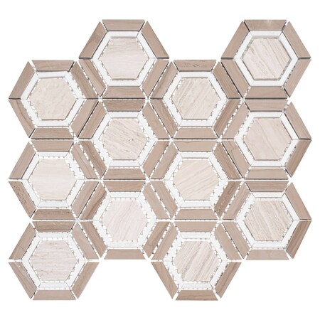 Andova Tiles SAMPLE ANDOVA TILES Hexaco Straight Edge Natural Stone ...