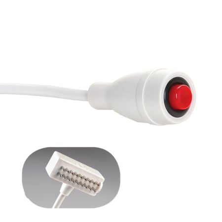 Crest Healthcare EconoCall Call Cord, 8' Cord, Ascom Dukane 18-Pin Plug ...