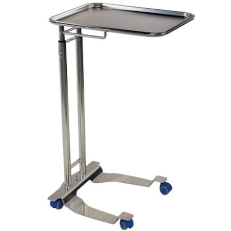 Pedigo Mayo Stand, w/ 3-Caster Base, Foot Operated P-1069-SS | Zoro