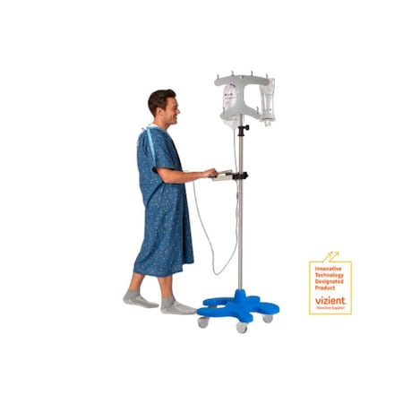 Pedigo Infusions Pump Stand, Clearstep 5-Leg Base w/ Interlocking ...