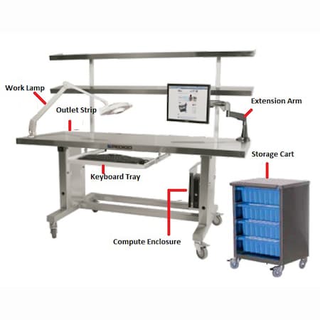 Pedigo Computer Keyboard and Mouse Tray for CDS-1000 & CDS-1100 CDS ...