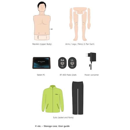 Bt Manikin, BLS Training Simulator (With Tablet) CPTA+ | Zoro
