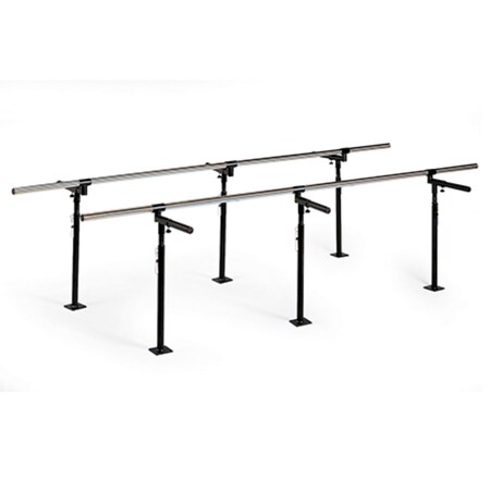 Hausmann Floor Mounted Bariatric Parallel Bars 10' 1388 | Zoro