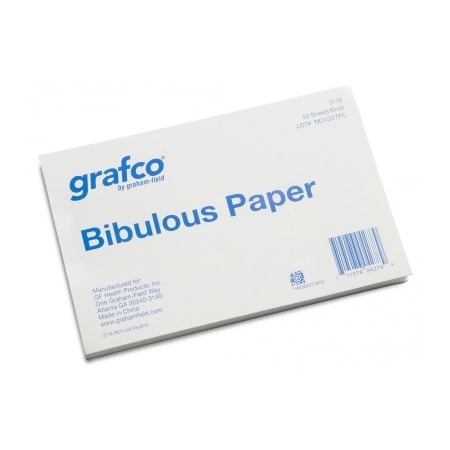 Grafco Bibulous Paper, Lab 4X6 6Bk/Pk 50 Sheets/Bk, PK 3718 | Zoro