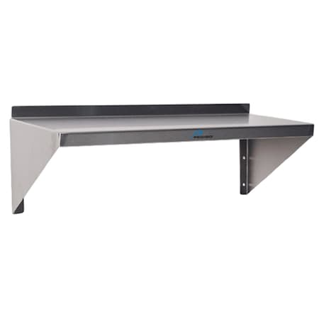 Pedigo Stainless Steel Utility Shelf, 8" x 24" P-824-SS | Zoro