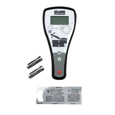 Midmark Wireless Hand Control Kit, 625 Scale 002-1076-03 | Zoro