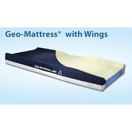 Geo-Mattress Geo-Mattress with Wings 78"L x 35"W x 6"H center, 8"H side ...