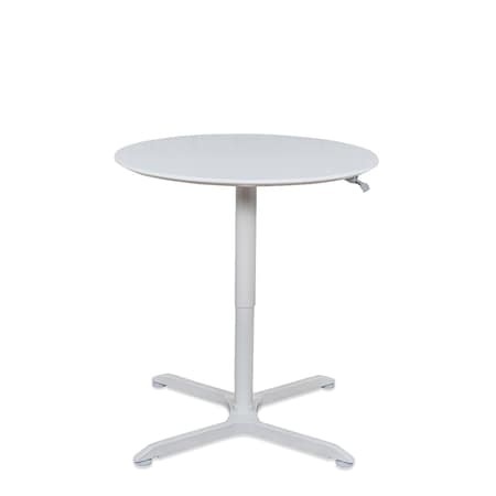 Luxor Circle PNEUMATIC HEIGHT ADJUSTABLE ROUND CAFÃ‰ TABLE, 25.2â ...