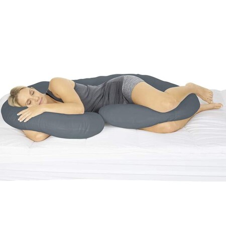 Vive Health C Shaped Pillow - Gray CSH1039GRY | Zoro