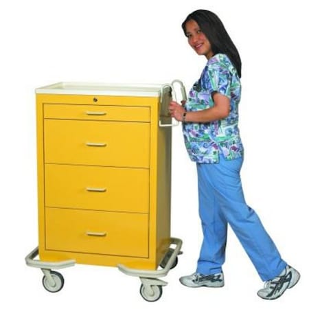 Mpd Medical 4 Drawer Aluminum Iso Cart, Key Lock, Crash Cart Blue MKS ...