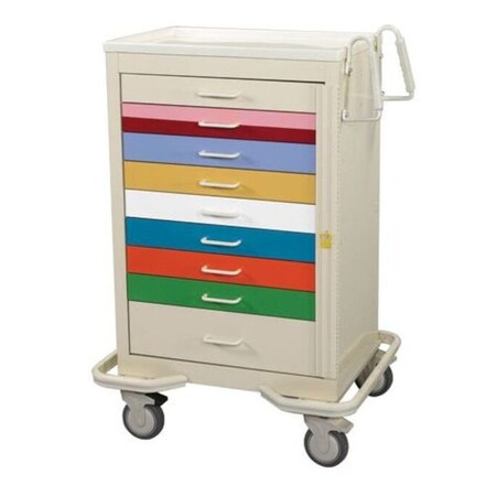 Mpd Medical 9 Drawer ER Cart, Breakaway Lock, Crash Cart Blue MBS-930A ...