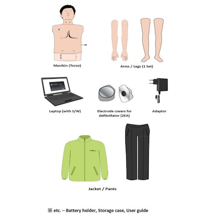 Bt Manikin, Advanced BLS Simulator (With Laptop) CPEA+ | Zoro