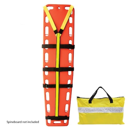 Kemp Usa Reflective 10-PT Patient Restraint Spineboard Straps 10-307 | Zoro