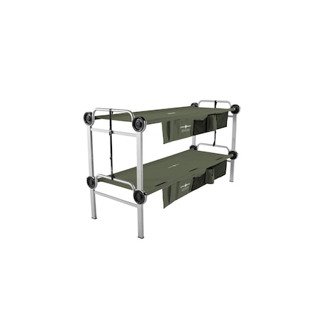 Disc-O-Bed Disc-Bunk w 2 Organizers, OD Green 19803BO/GRX | Zoro