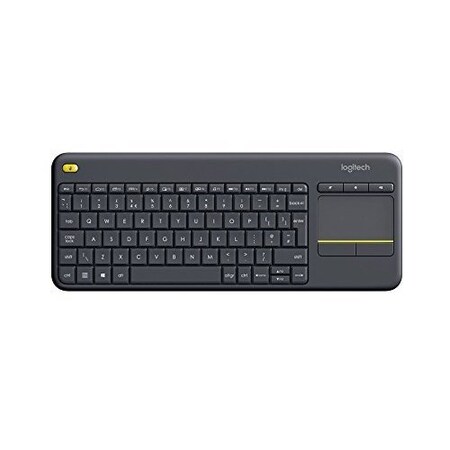 Logitech K400 Plus RF Wireless AZERTY French Black keyboard 920-007121 ...