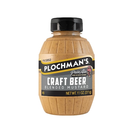 Plochmans 11 oz Brickstone Craft Beer Mustard CRAFTBEERBARREL11 | Zoro