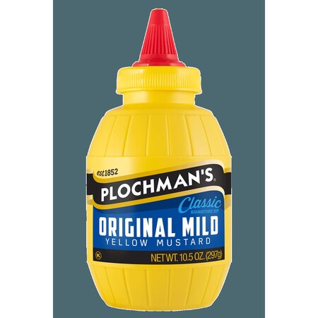 Plochmans 10.5 oz Mild Yellow Mustard Squeeze Barrel YELLOWBARREL10 | Zoro