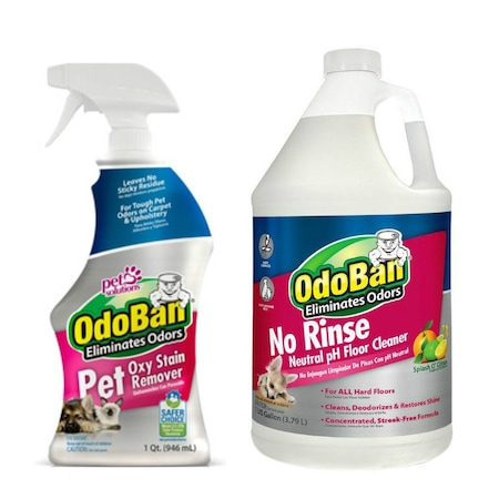 Odoban OdoBan Pet Oxy Stain Remover & Odor Eliminator 32 oz Spray and ...