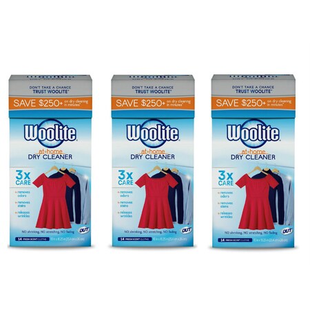 Woolite Woolite At-Home Dry Cleaner, Fresh Scent, 42 Cloths BND01870 | Zoro