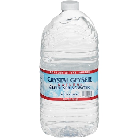 Crystal Geyser Crystal Geyser Natural Alpine Spring Water, 1 Gallon Jug ...