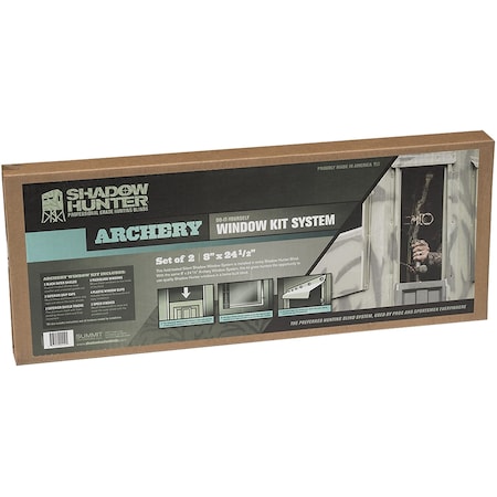 Shadow Hunter Shadow Hunter Silent Shadow Archery Bow Window Kit, PK2 ...
