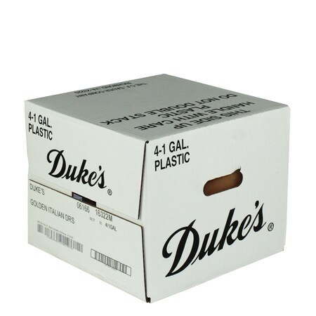 Dukes Duke's Golden Italian Dressing 1 gal. Jug, PK4 06166 | Zoro