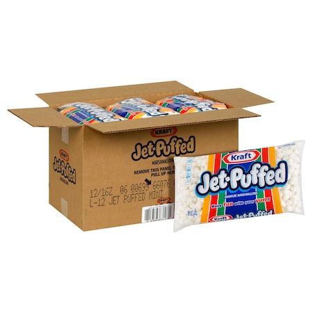 Jet-Puffed Jet-Puffed Mini Marshmallow White 1lbs, PK12 10600699660768 ...