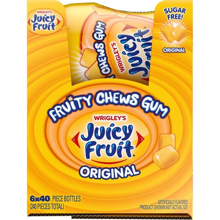 Juicy Fruit Juicy Fruit Fruity Chews Original 40 Pieces, PK24 390915 | Zoro