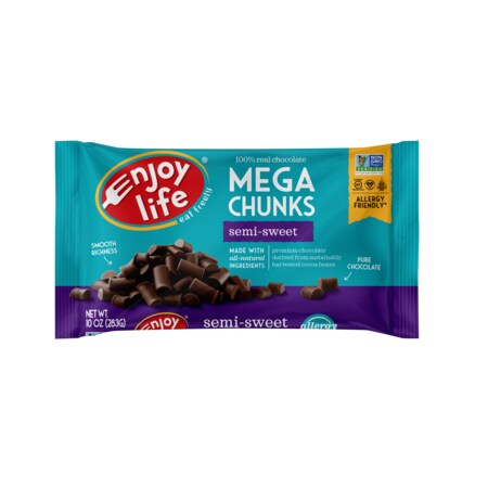Enjoy Life Semi-Sweet Mega Chunks Baking Chocolate, PK12 F00313W | Zoro