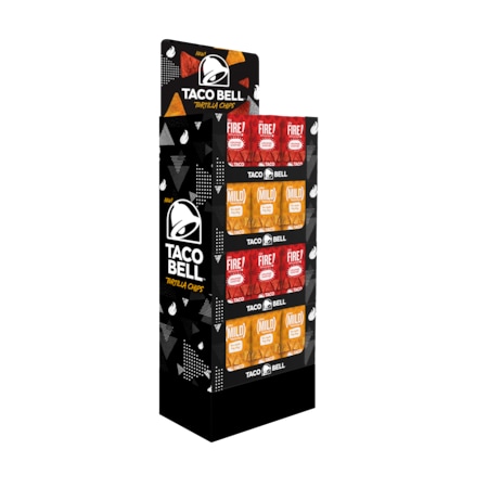 Taco Bell Taco Bell Assorted Tortilla Chips Shipper Display, PK48 43736 ...