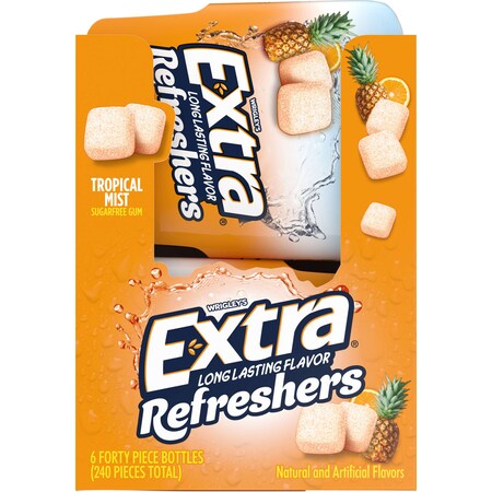 Extra Extra Refreshers Tropical 40 Pieces, PK24 391703 | Zoro