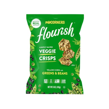 Flourish Flourish Veggie Crisps Greens & Beans 5 oz., PK12 402356 | Zoro