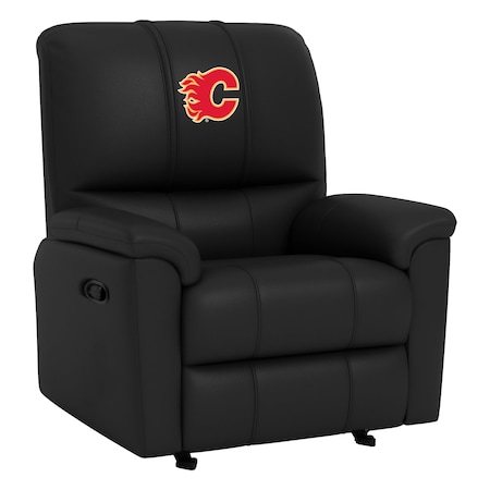 Dreamseat Rocker Recliner with Calgary Flames Logo XZ52031CDRRBLK ...