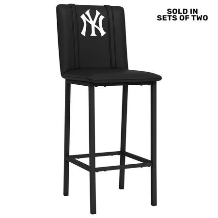 Dreamseat Bar Stool 500 with New York Yankees Logo, 2PK XZ500BSDBLK ...