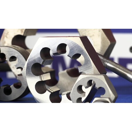 Drill America m16 X 2 Carbon Steel Hex Die DWTMHX16X2 | Zoro