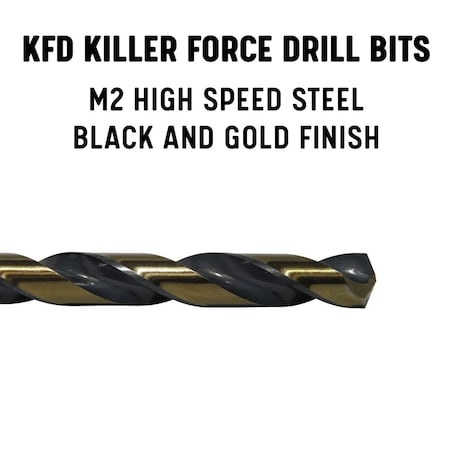 Drill America 25 Piece HSS Killer Force Bit Cooler Drill Bit Set, 1 ...