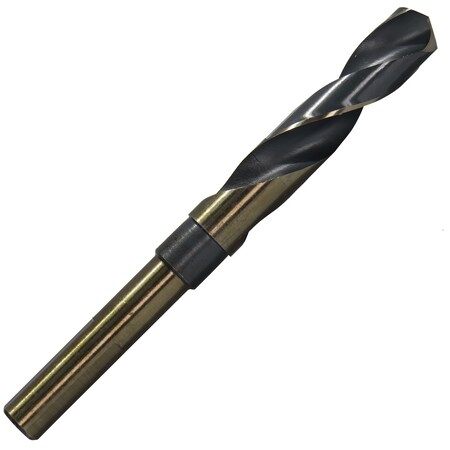 Drill America 39/64" Reduced Shank HSS Drill Bit 1/2" Shank 3-Flat ...
